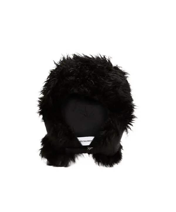 YVES SALOMON Logo Hat - Black