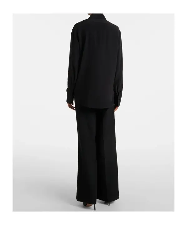 Victoria Beckham Ruffled Silk Blouse
