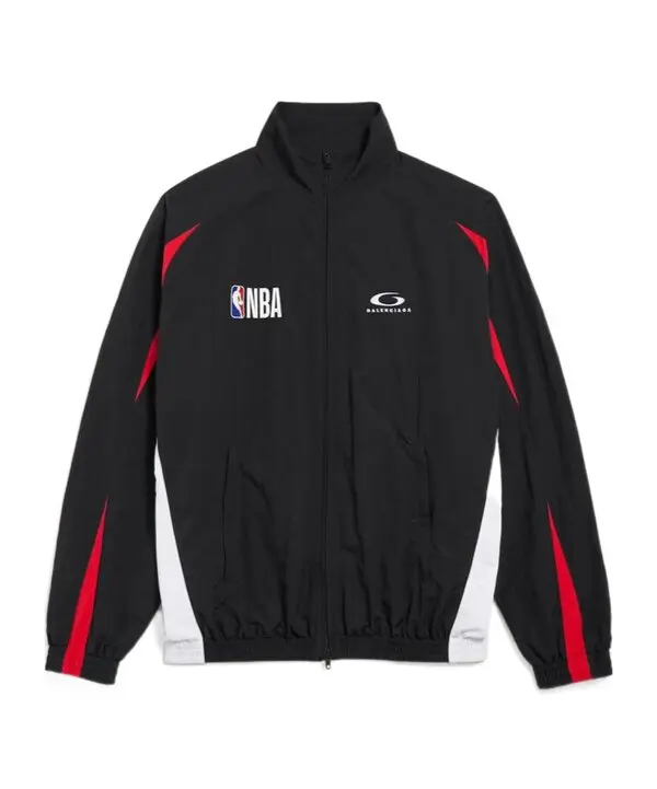 Balenciaga Nba Collaboration Tracksuit Jacket In New - Black