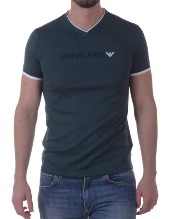 Emporio Armani Logo T-shirt - Blue