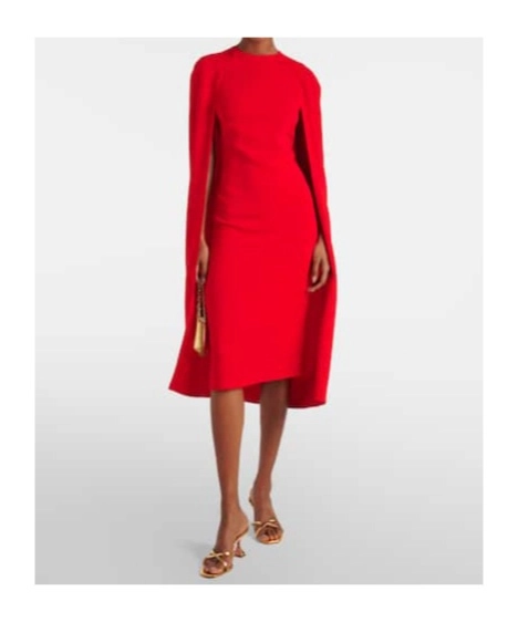 Stella McCartney Cape Midi Dress