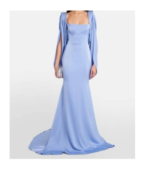 Alex Perry Shawl-style Crepe Dress