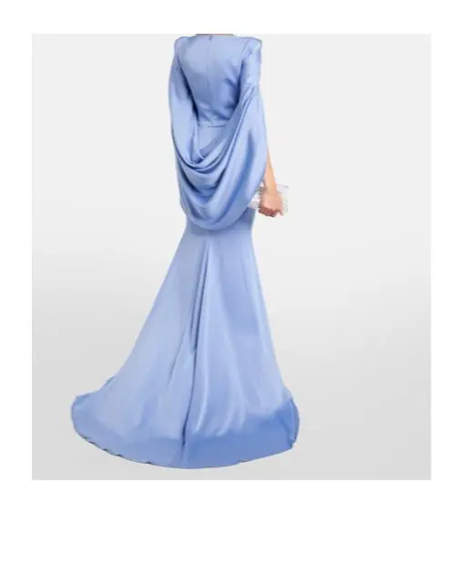 Alex Perry Shawl-style Crepe Dress