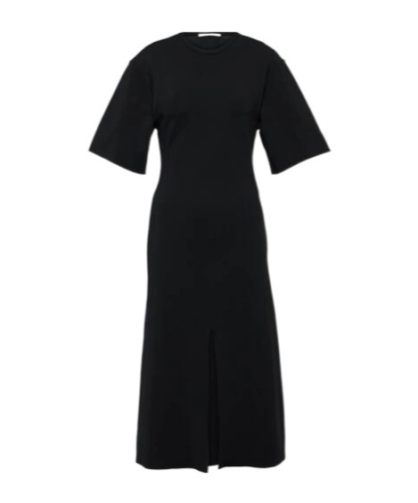Stella McCartney Ruffled Midi Dress - Black