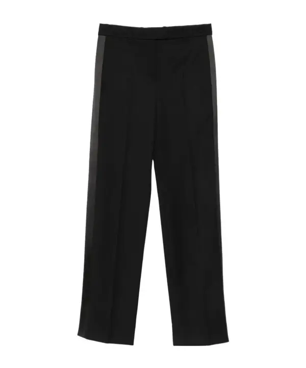 Alexander McQueen Satin-trim Tailored Trousers