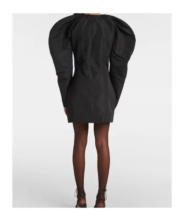 Nina Ricci Pleated Taffeta Minidress
