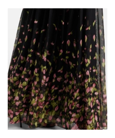 Erdem Floral Silk Voile Gown