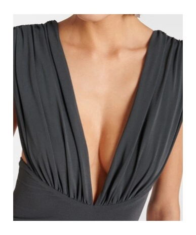 Alex Perry Ruched Crêpe Jersey Midi Dress