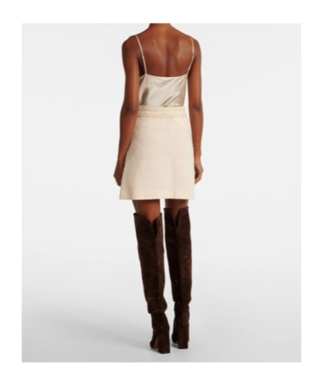 Giambattista Valli High-rise Wool-blend Tweed Miniskirt