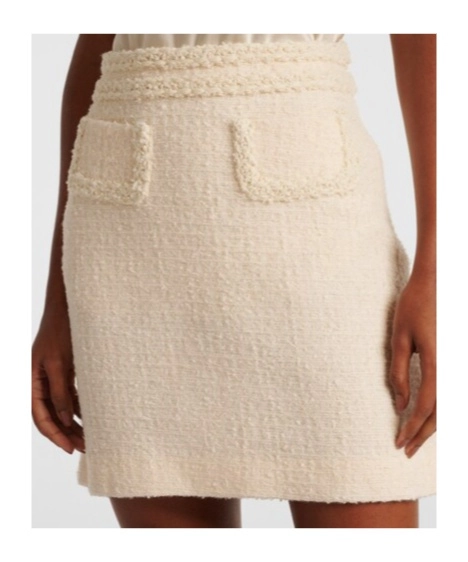 Giambattista Valli High-rise Wool-blend Tweed Miniskirt