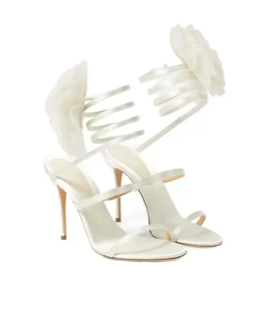 Magda Butrym Floral-appliqué Sandals
