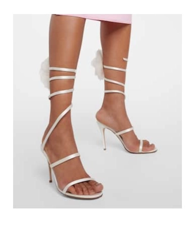 Magda Butrym Floral-appliqué Sandals