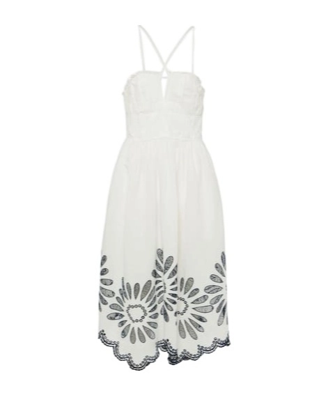 Ulla Johnson A Mid-thigh Length Dress With A Thin Shoulder Strap