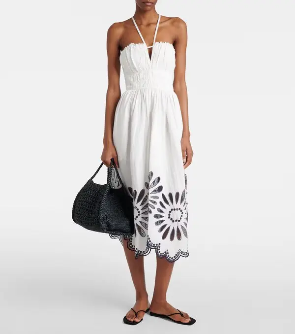 Ulla Johnson A Mid-thigh Length Dress With A Thin Shoulder Strap