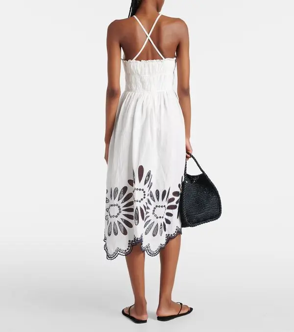 Ulla Johnson A Mid-thigh Length Dress With A Thin Shoulder Strap