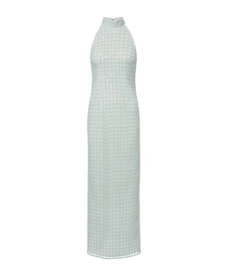 ROTATE BY BIRGER CHRISTENSEN Sequined Mesh Dress - White