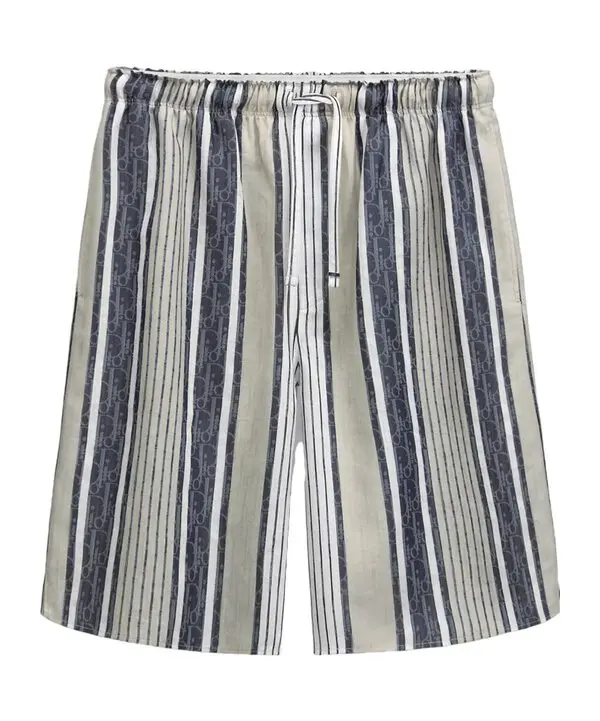 Dior Dioriviera Oblique Sun Stripes Shorts
