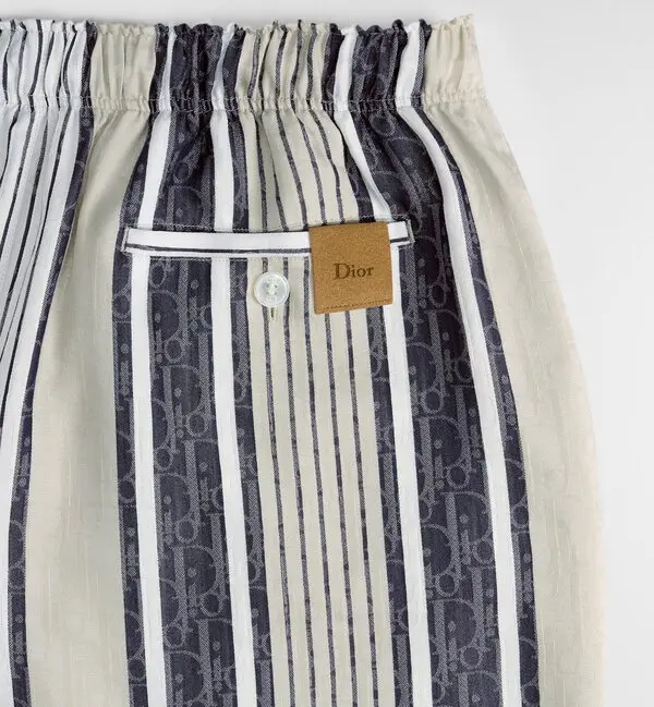 Dior Dioriviera Oblique Sun Stripes Shorts