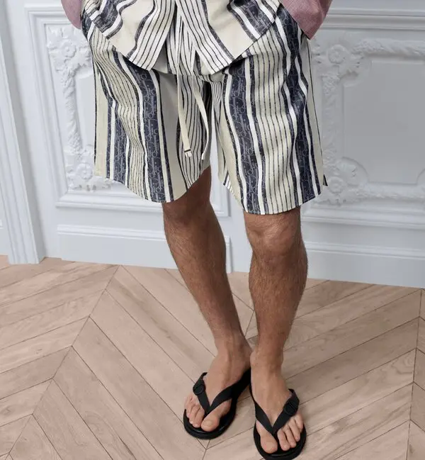 Dior Dioriviera Oblique Sun Stripes Shorts