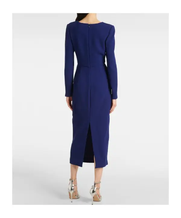 Roland Mouret Wool Crêpe Midi Dress