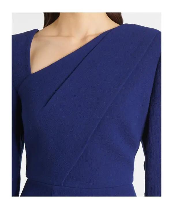 Roland Mouret Wool Crêpe Midi Dress