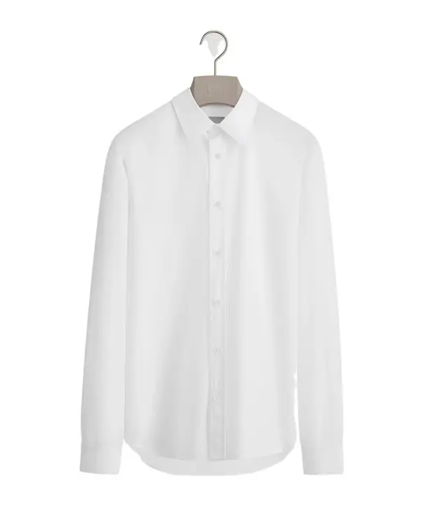 Dior Shirt With Moulures Embroideries - White