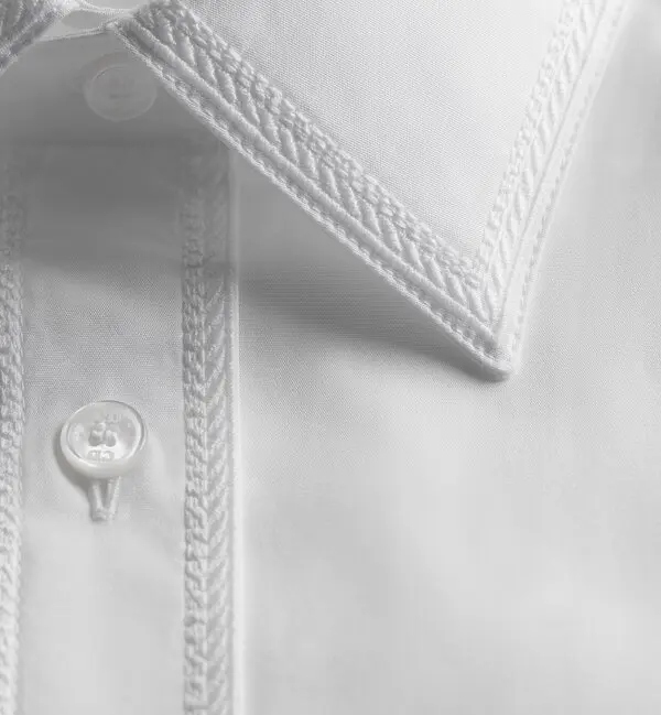 Dior Shirt With Moulures Embroideries