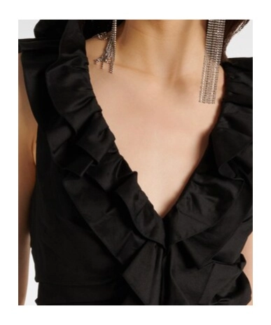 Carolina Herrera Ruffled Cotton-blend Midi Dress