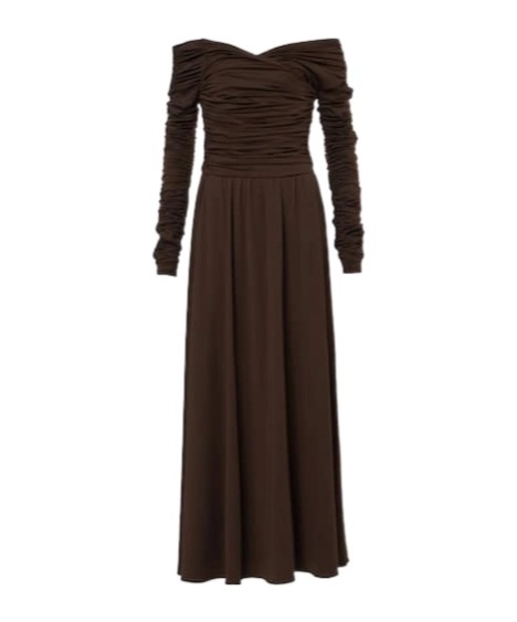 Altuzarra Charlotte Off-shoulder Jersey Maxi Dress