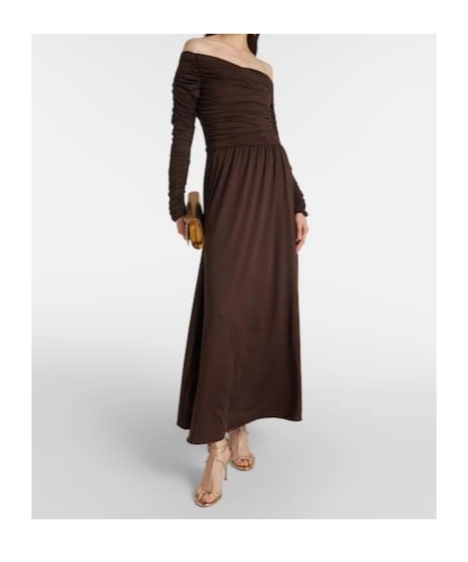 Altuzarra Charlotte Off-shoulder Jersey Maxi Dress