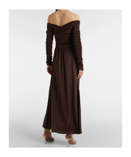 Altuzarra Charlotte Off-shoulder Jersey Maxi Dress