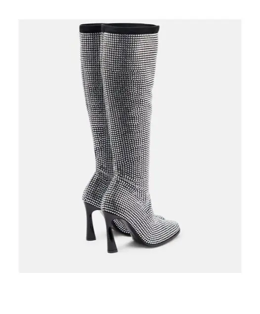 Magda Butrym Embellished Knee High Boots