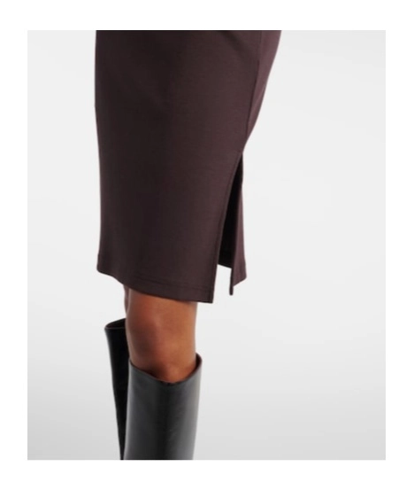 COURREGES Ribbed-knit Cotton Jersey Midi Dress
