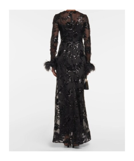 Erdem Malvina Embellished Silk Gown
