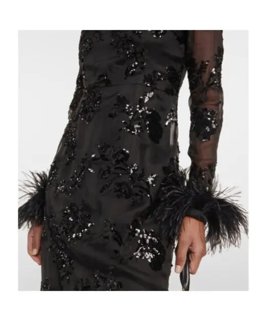 Erdem Malvina Embellished Silk Gown