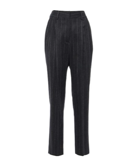 BLAZÉ MILANO Pinstripe Wool Straight Pants