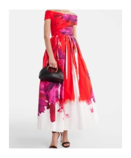 Erdem Off-the-shoulder Maxi Dress