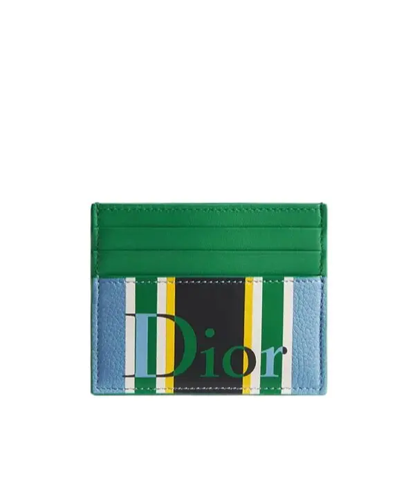 Dior Dioriviera Card Holder - Green
