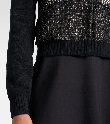 Giambattista Valli Sequined Knit Cardigan