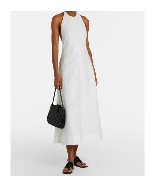 RÓHE Cotton-blend Poplin Midi Dress