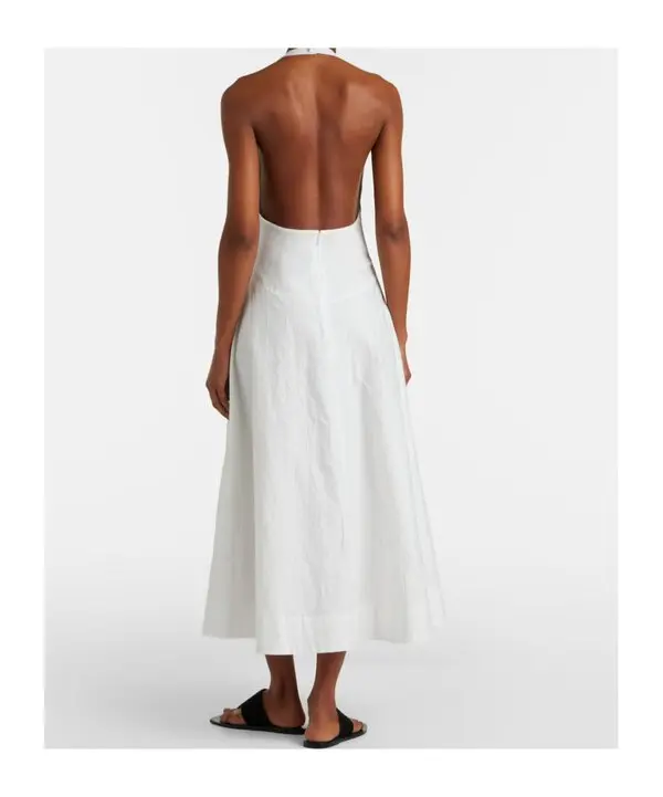 RÓHE Cotton-blend Poplin Midi Dress