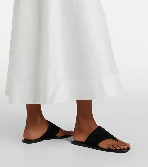 RÓHE Cotton-blend Poplin Midi Dress