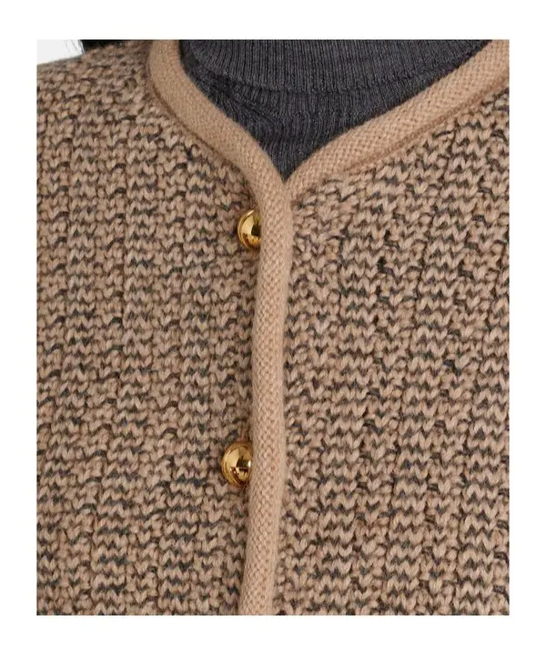 PATOU Button Long-sleeved Sweater