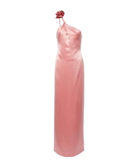 Magda Butrym One-shoulder Silk Maxi Dress