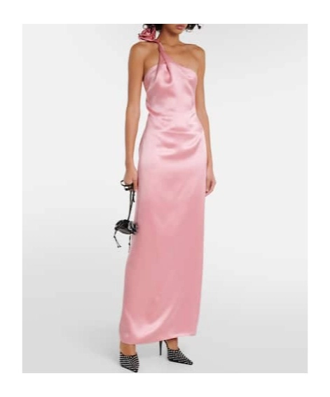 Magda Butrym One-shoulder Silk Maxi Dress