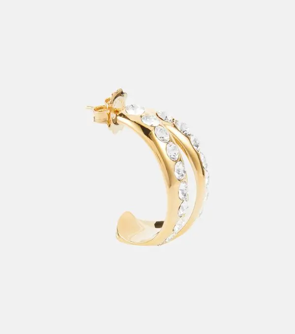 Amina Muaddi Jahleel Embellished Earrings
