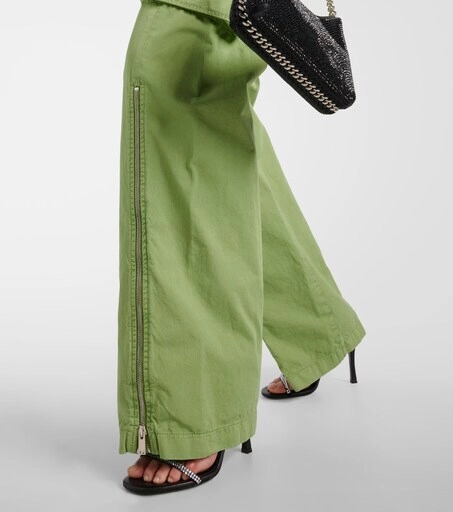 Stella McCartney Mid-rise Cotton Cargo Pants