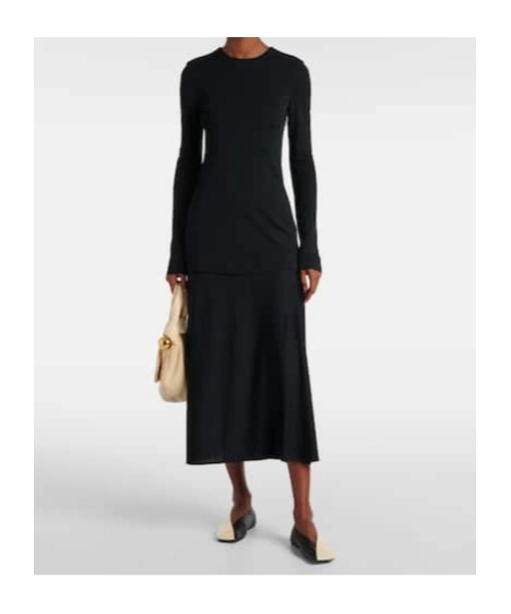 JIL SANDER Layered Maxi Dress