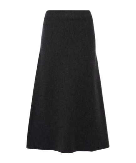 JIL SANDER Wool Midi Skirt