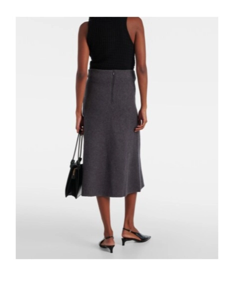 JIL SANDER Wool Midi Skirt